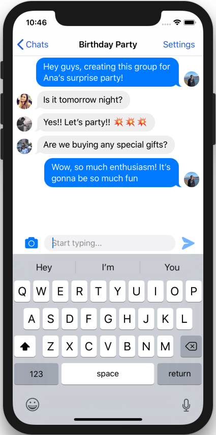Chat iOS App Template in Swift with Push Notifications | Download