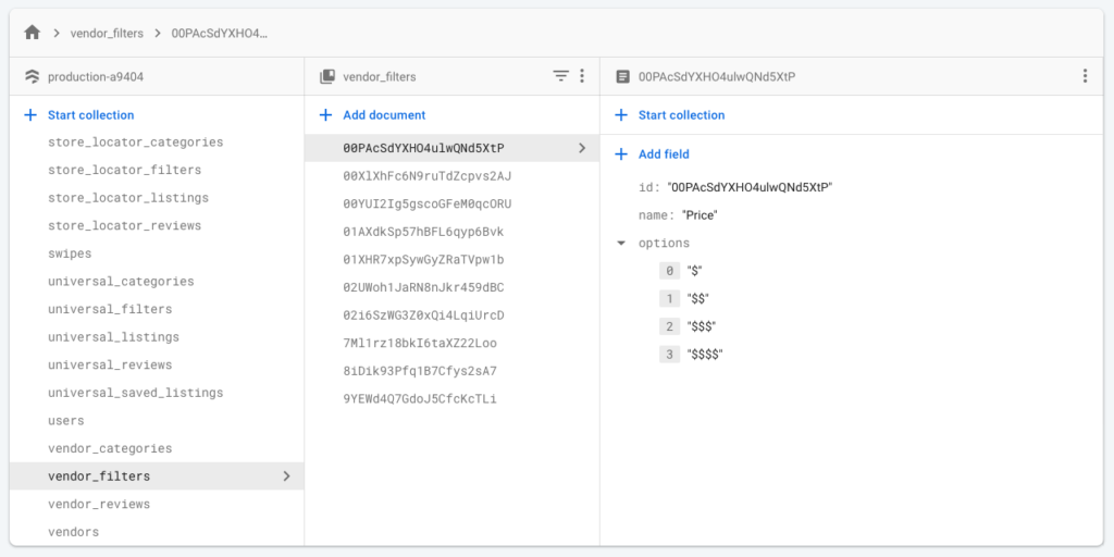 Setting Up Firebase Tables - iOS App Templates