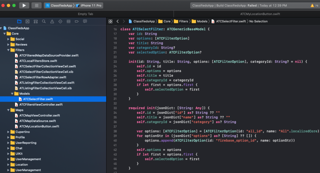 Setting up Firebase Tables - iOS App Templates