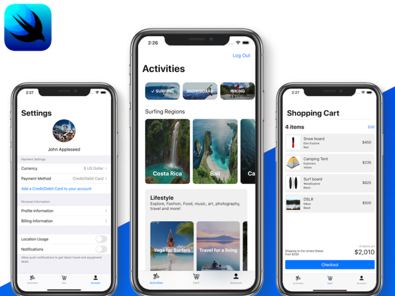 Free SwiftUI Starter Project IOS App Templates Download